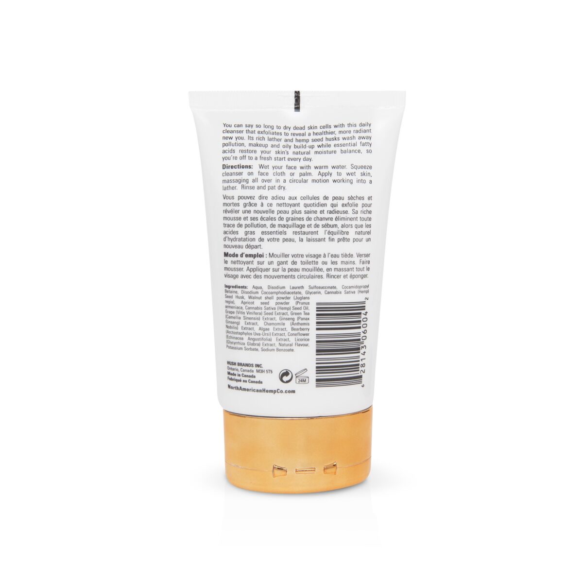North American Hemp Co. Hemp Seed Exfoliating Face Scrub - 142ml - Hush ...